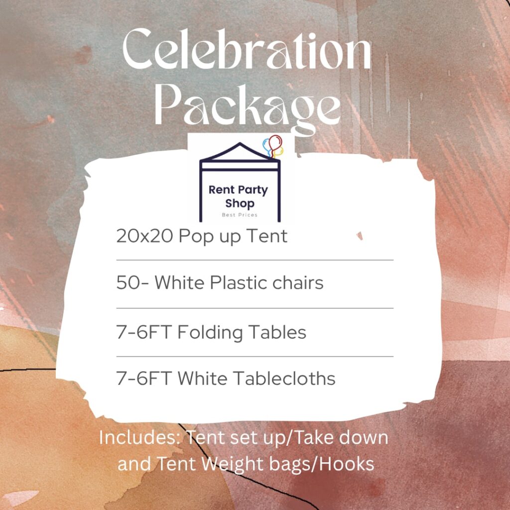 Celebration Package (50 Guests) - RentPartyShop